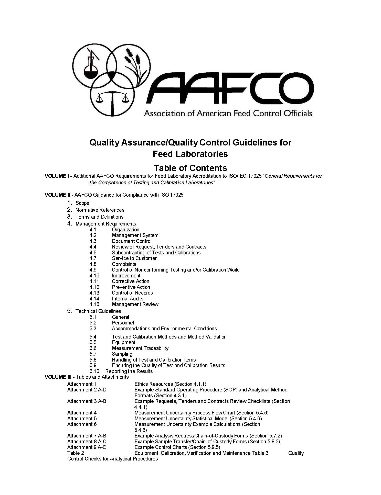 Association of American Feed Control Officials (AAFCO)
